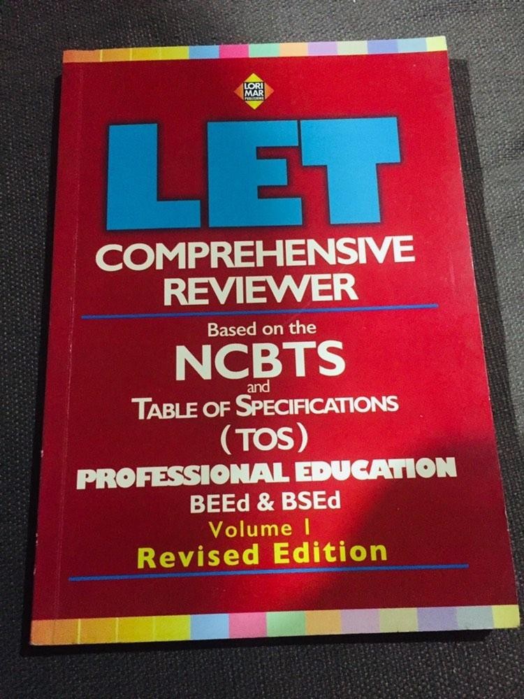 LET REVIEWER (PROFESSIONAL EDUCATION), Hobbies & Toys, Books ...