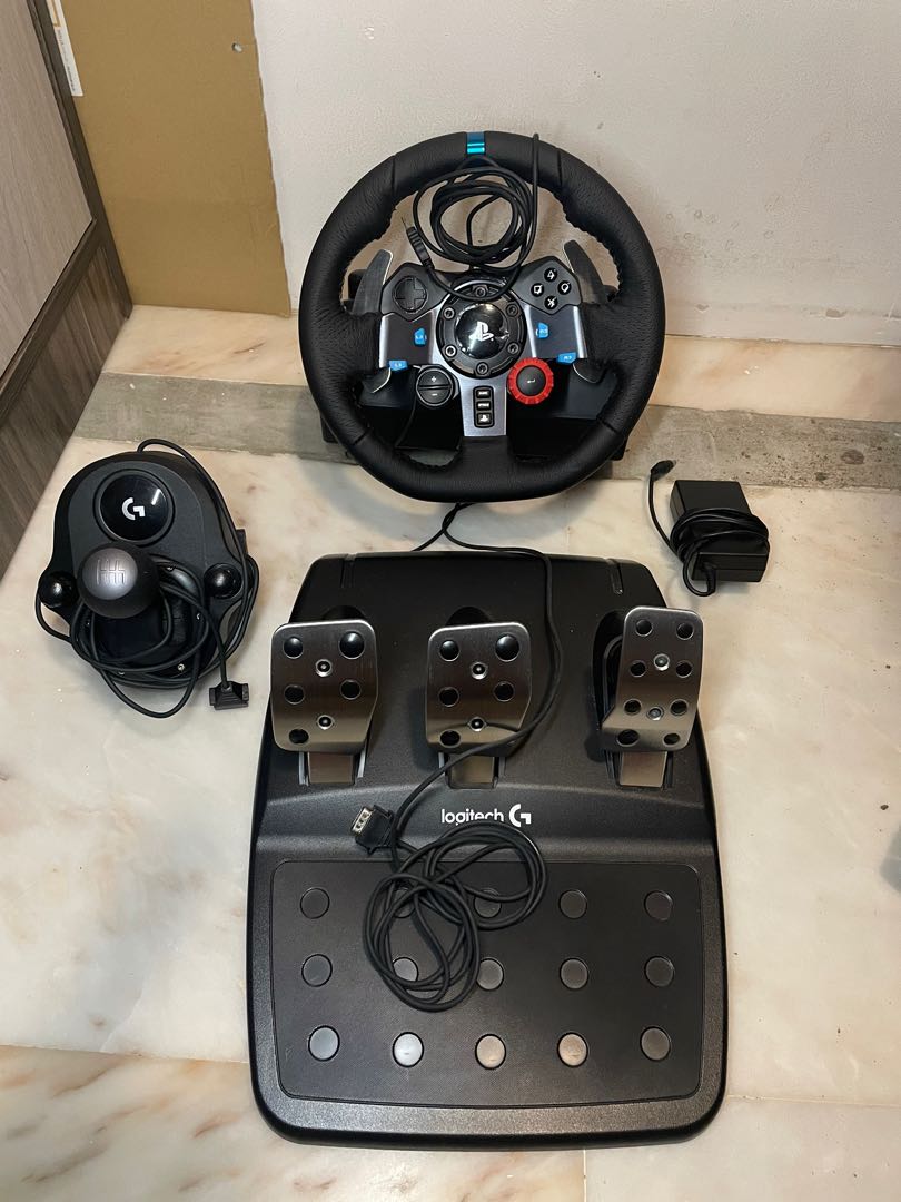 Logitech G G29 Driving Force Racing Wheel, Video Gaming, Gaming ...