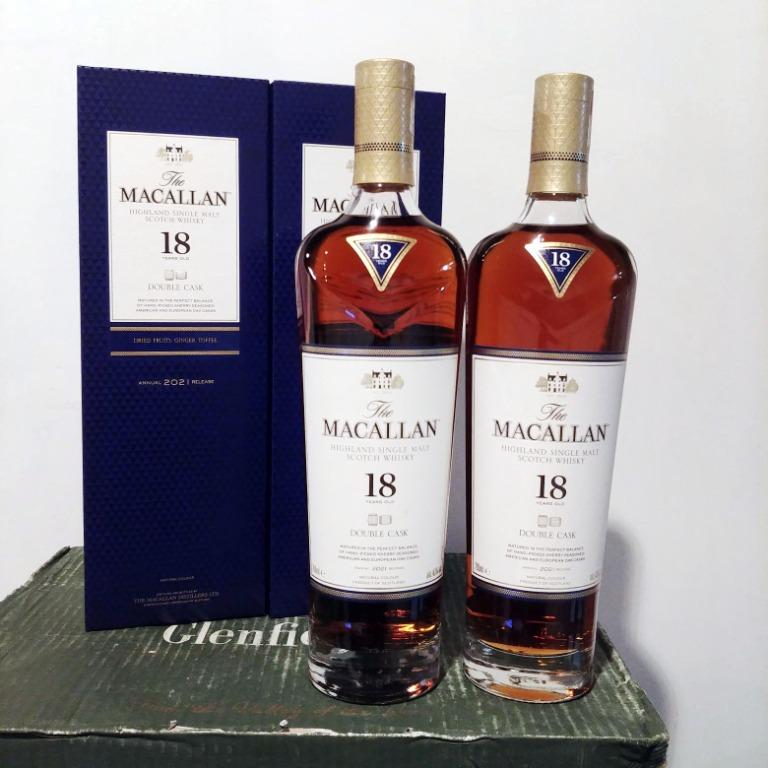 【香港行貨】Macallan 18 Years Double Cask 70cl Highland Single Malt Scotch Whisky 麥卡倫18年雪梨雙桶700毫升高地蘇格蘭 ...