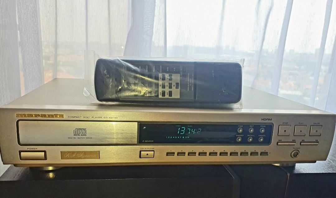 Marantz Compact Disc Player CD - 63 MK II KI Signature, Audio ...