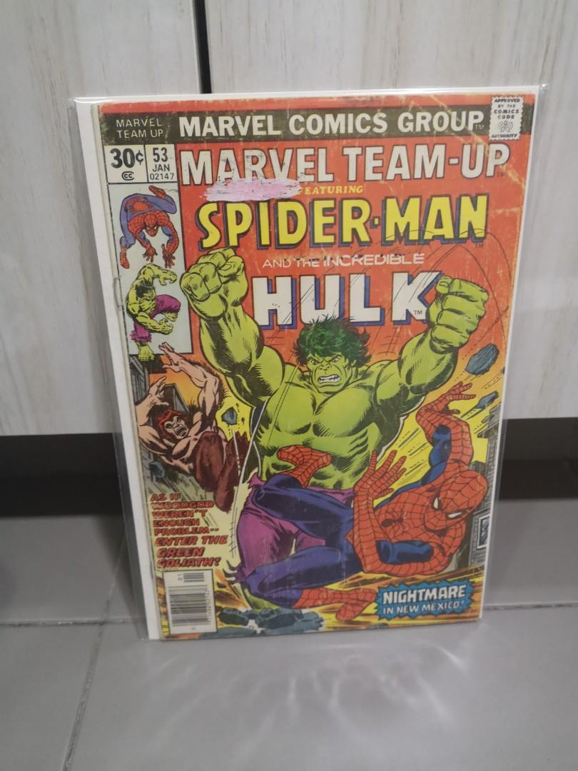 Marvel Team Up issue 53 Marvel Comics Vintage Bronze, Hobbies & Toys ...