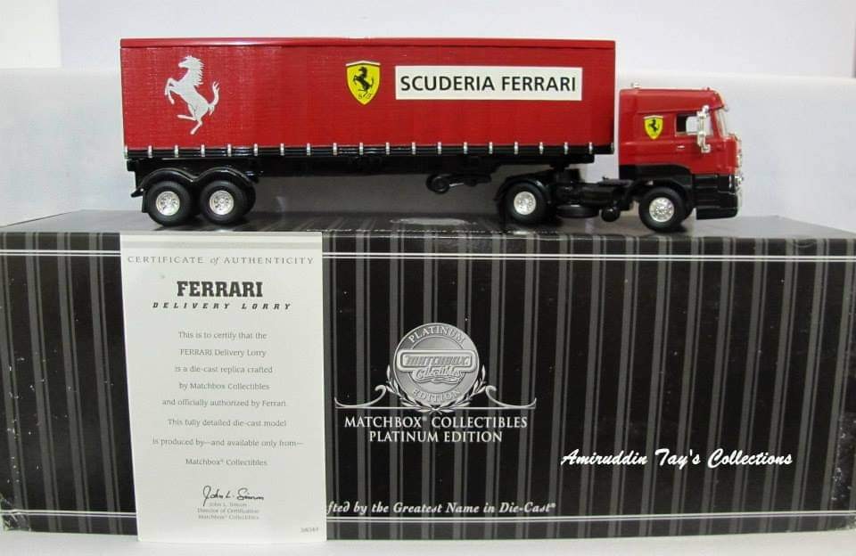 Matchbox Collectibles Platinum Edition Ferrari Transporter (VERY RARE ...