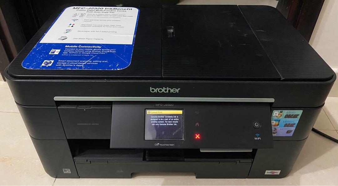 MFC-J2320 InkBenefit Printer, 電腦＆科技, 打印機及影印機 - Carousell