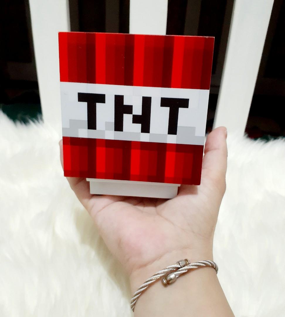 MineCraft TNT LIGHT WITH SOUND, Hobbies & Toys, Toys & Games on Carousell