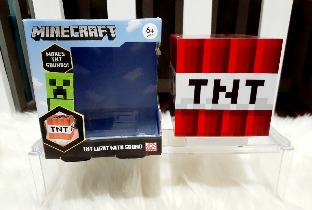 MineCraft TNT LIGHT WITH SOUND, Hobbies & Toys, Toys & Games on Carousell