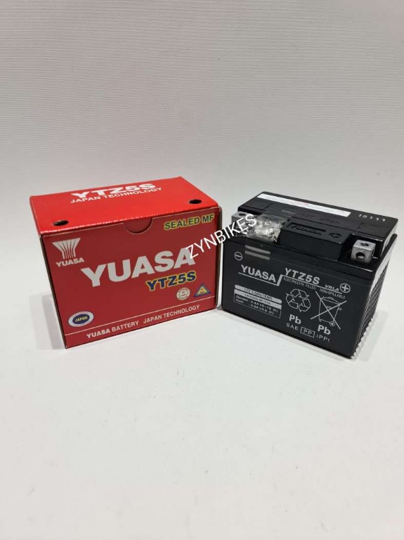 MOTORCYCLE BATTERY YUASA YTZ5S YT5A YTZ6V YTZ7V YTZ8V YT9A SNIPER 150 ...