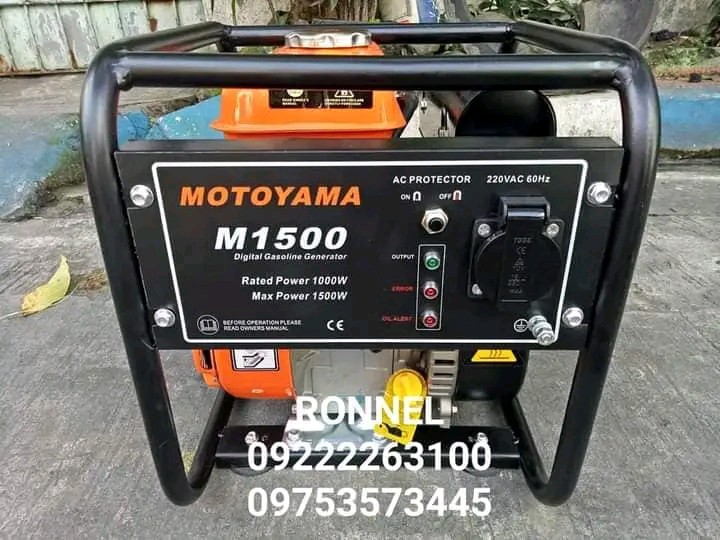 MOTOYAMA 1500w Digital Gasoline Generator, Commercial & Industrial ...