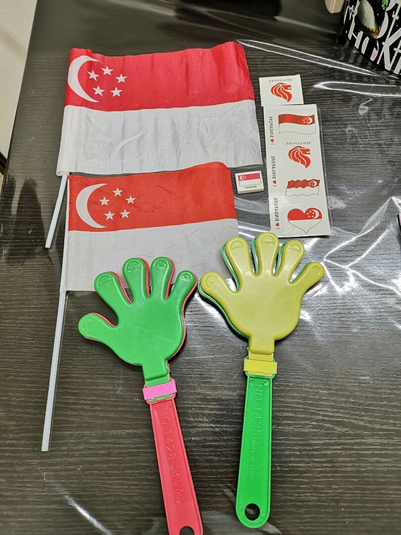 ♥NDP Bundle set♥ National Day Flags , National Day Clappers , National ...