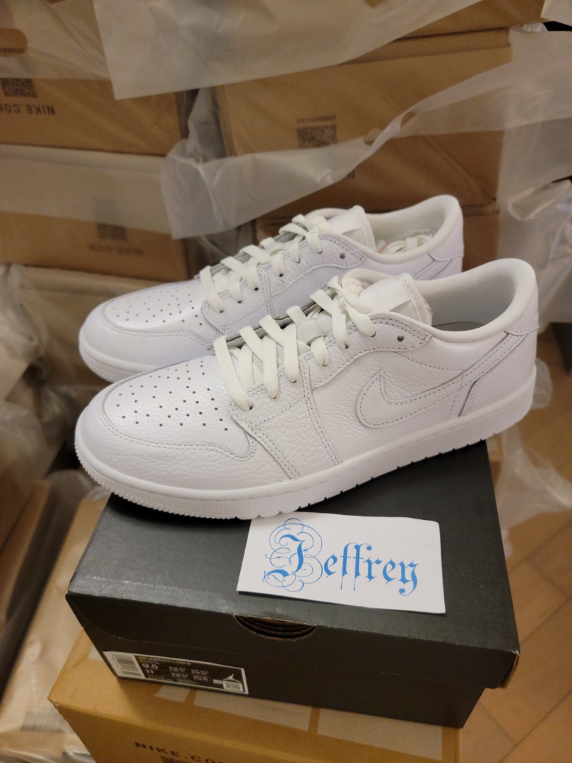 Nike AJ1 Air Jordan 1 Low Golf Triple White DD9315-101 Men US7-10, 男裝 ...
