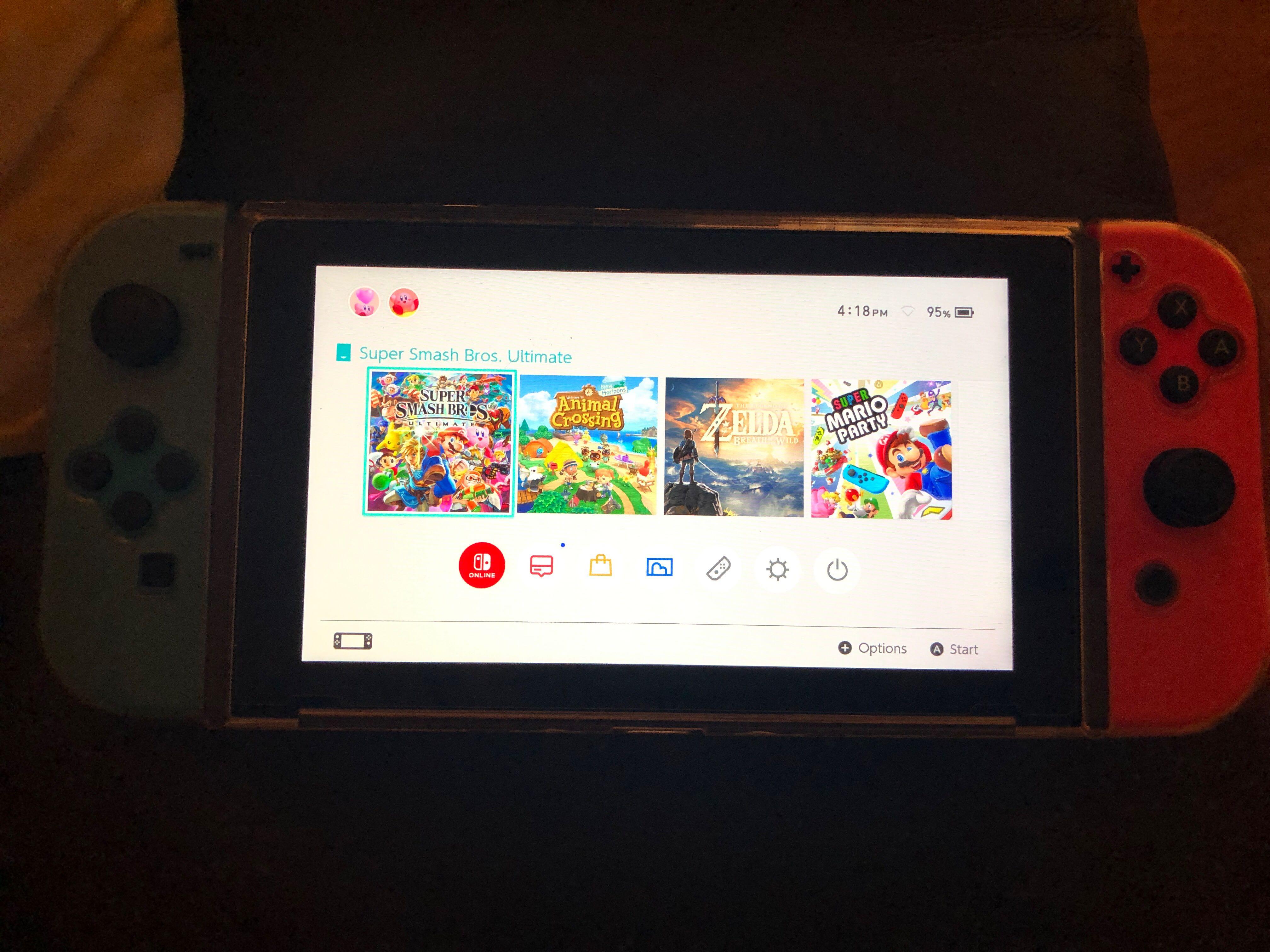 Nintendo Switch + 3 Games, Video Gaming, Video Game Consoles, Nintendo ...