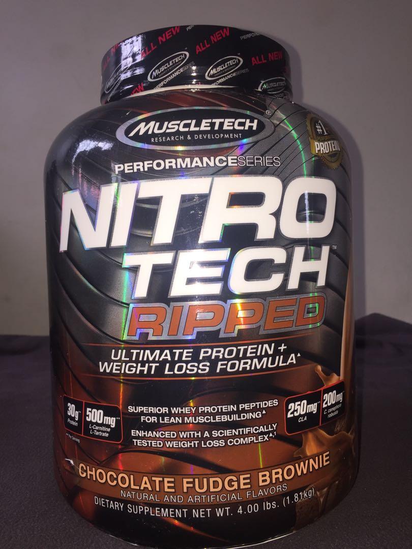 Nitro Tech Protein Shake, Health & Nutrition, Health Supplements ...