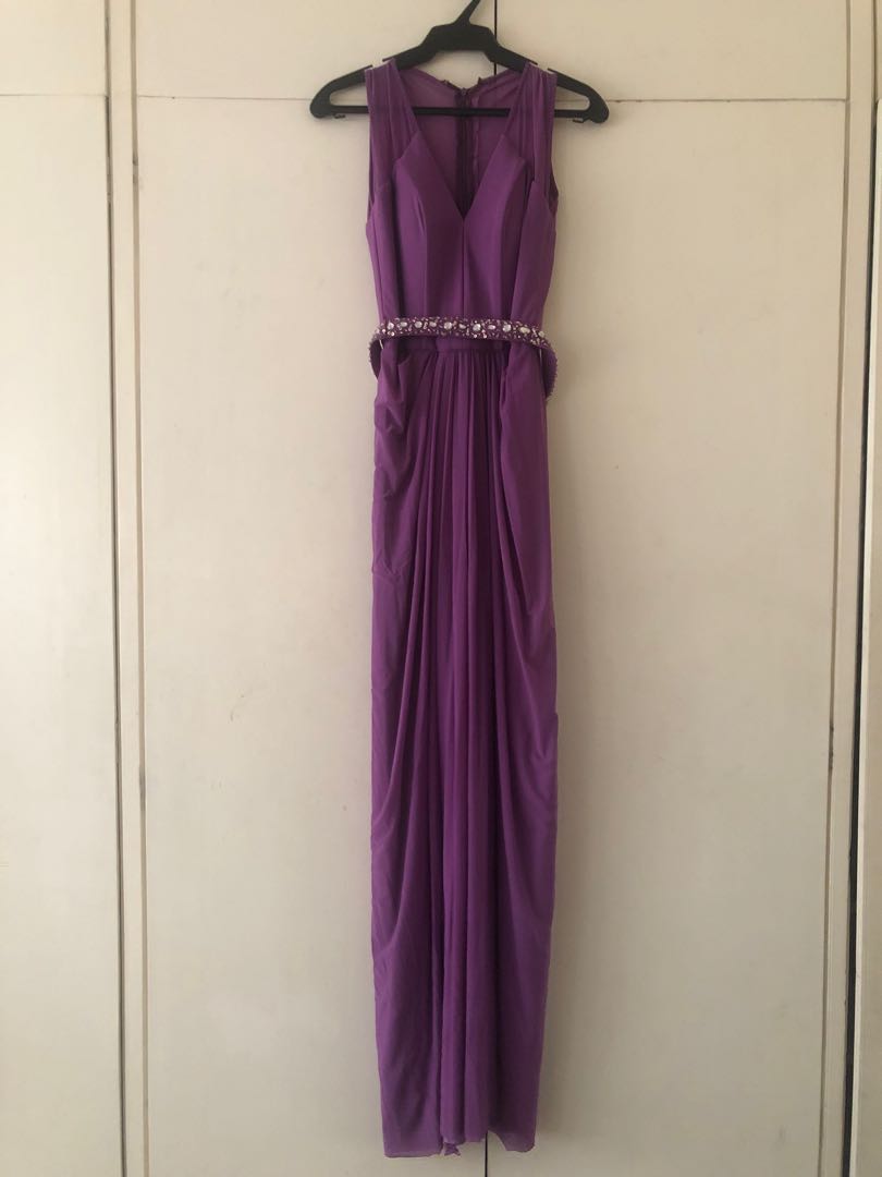 Original Pablo Cabahug Custom Lilac Gown M, Women's Fashion, Dresses ...