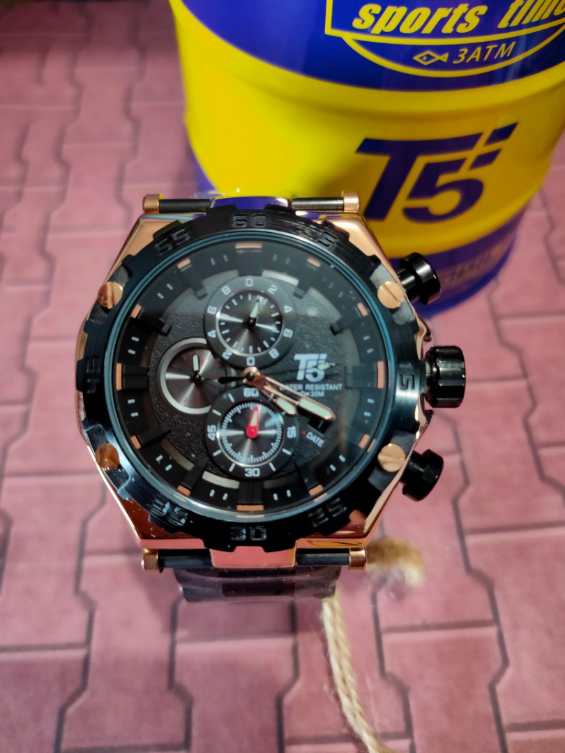 Original T5 Sports Watch, Men's Fashion, Watches & Accessories, Watches ...