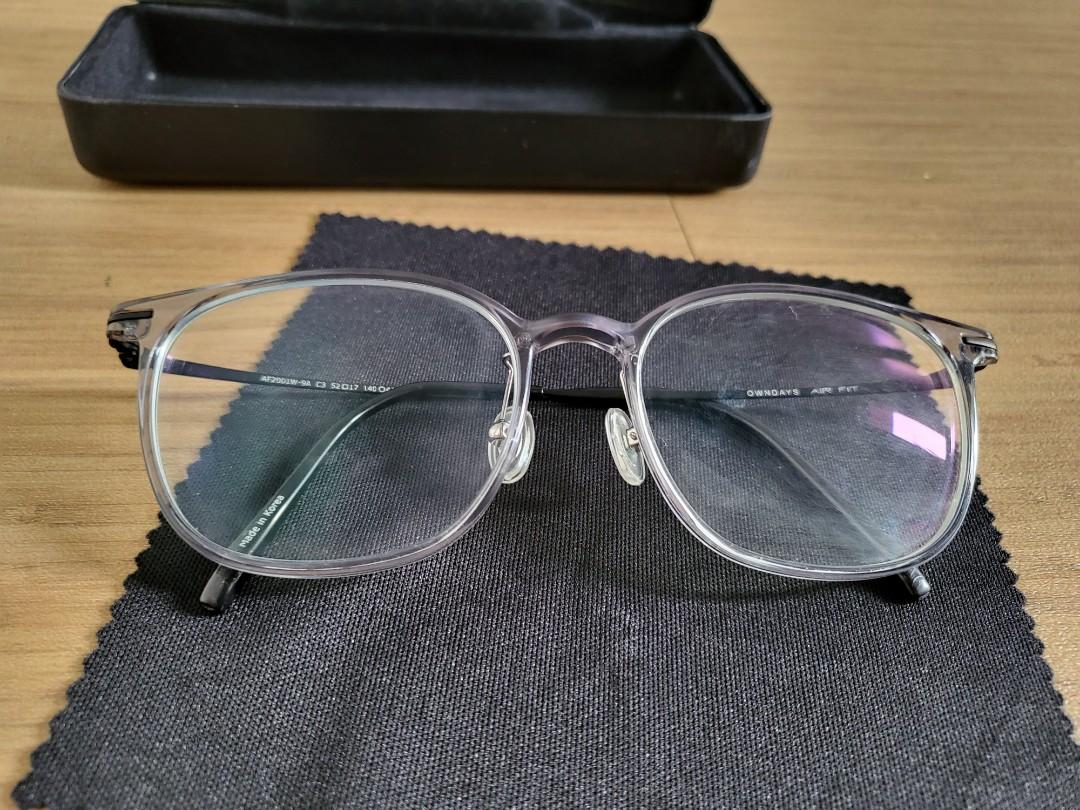 owndays airfit af20 transparent grey, Women's Fashion, Watches ...