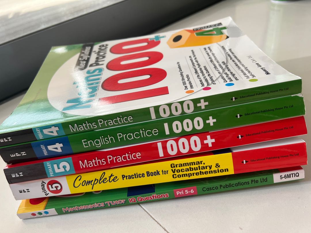 P4-5 Math and English practice, Hobbies & Toys, Books & Magazines ...