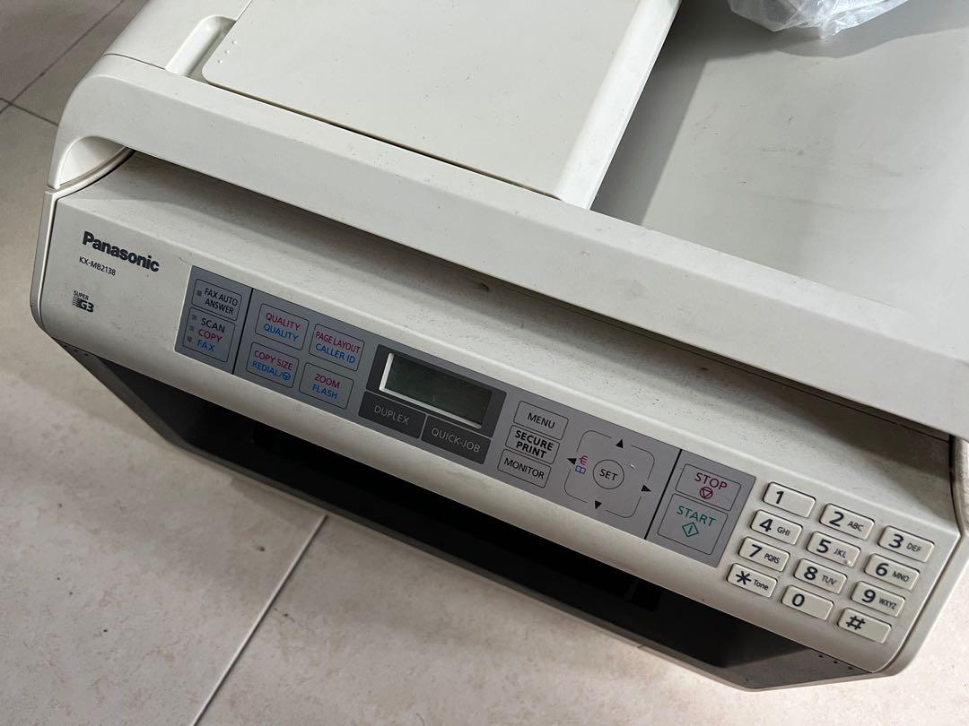 Panasonic KX-MB 2138 printer, Computers & Tech, Printers, Scanners ...