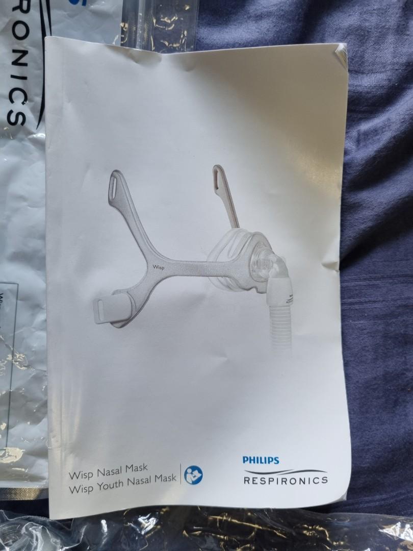 Philips Respitronics Wisp Nasal Mask, Health & Nutrition, Face Masks ...