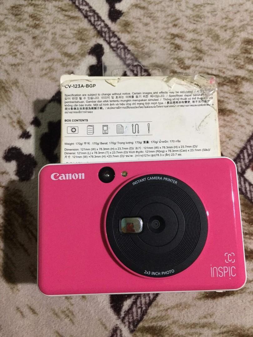 Pink Canon Inspic C, Photography, Cameras on Carousell