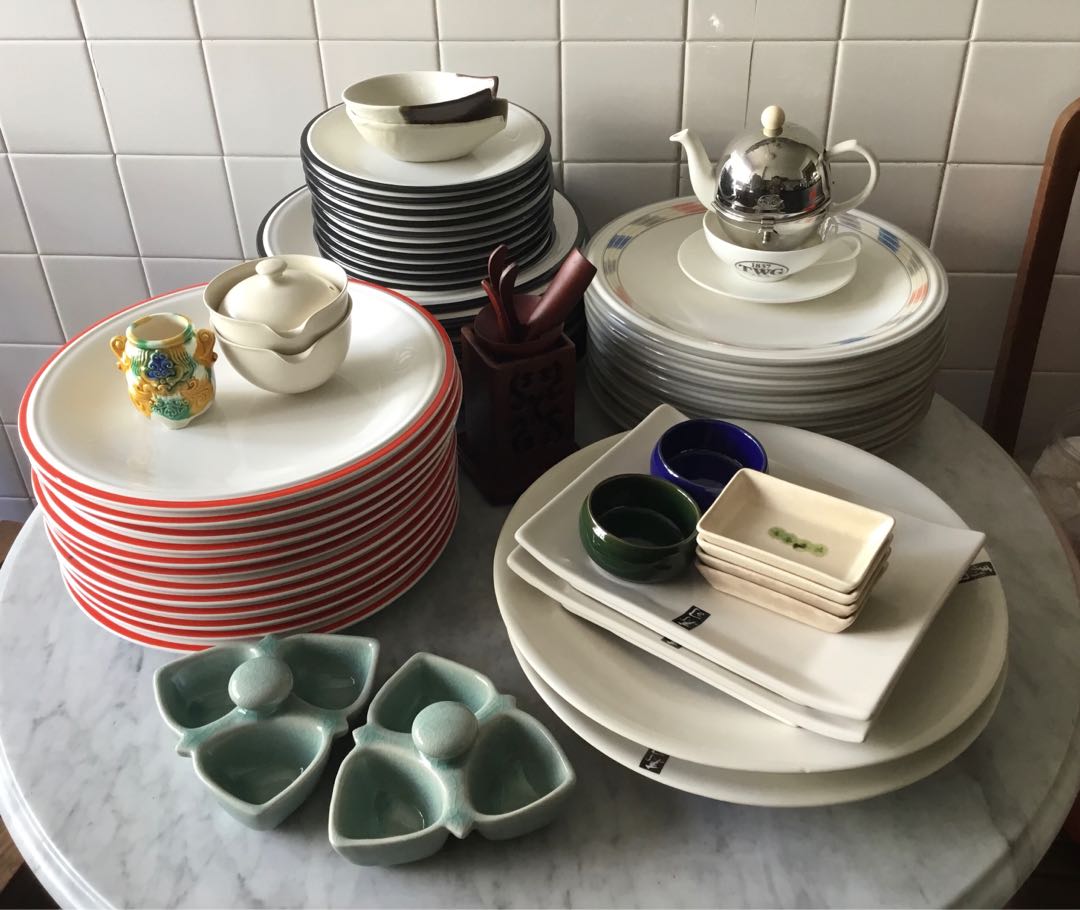 TWG Teapot Set, Plates, Bowls, Saucers etc., Furniture & Home Living ...