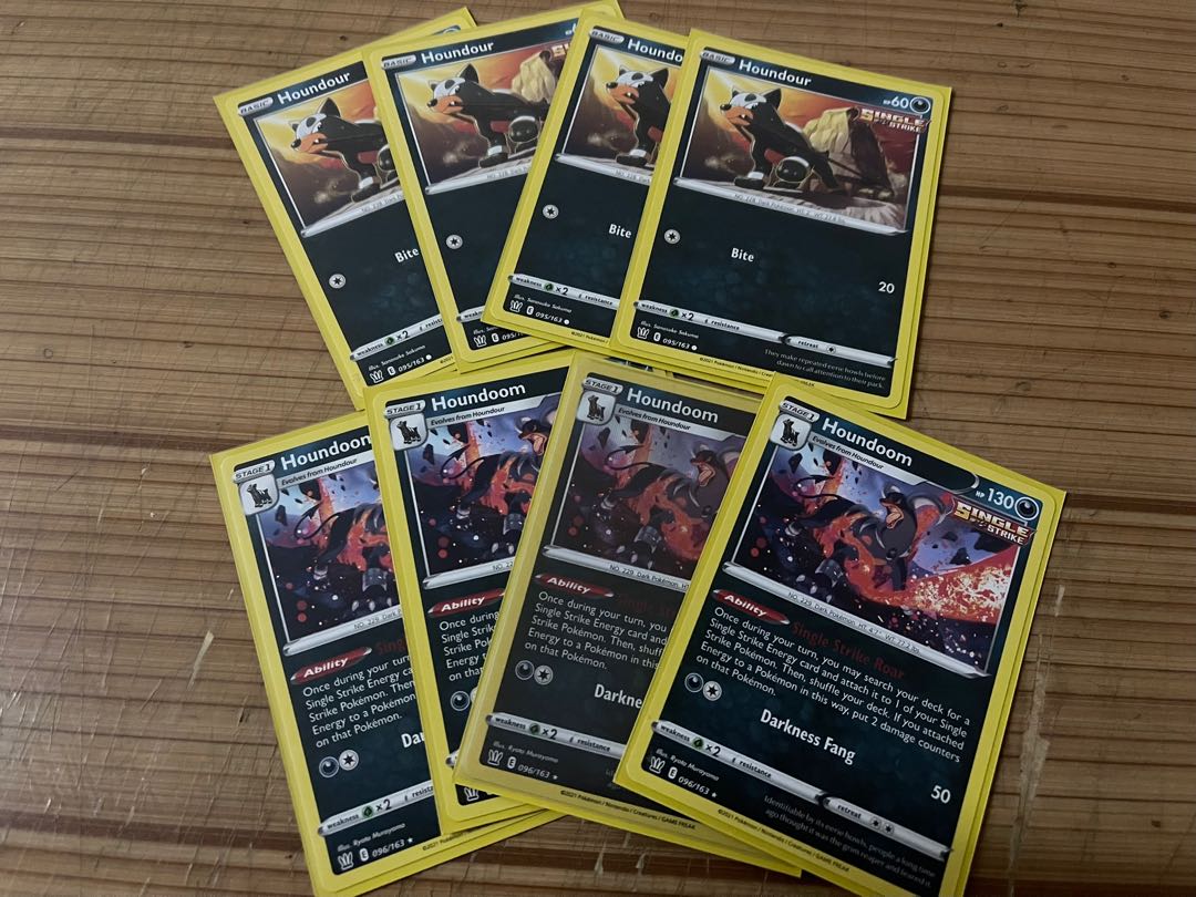 Pokemon TCG Houndoom Set, Hobbies & Toys, Toys & Games on Carousell