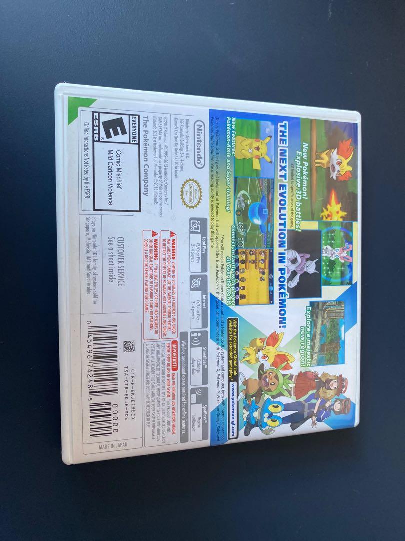 Pokemon X, Video Gaming, Video Games, Nintendo on Carousell