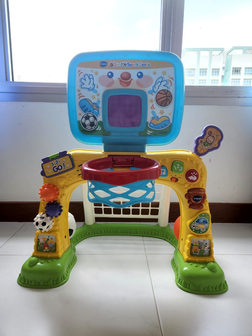 Preloved VTech 80-156303 2-in-1 Sports Centre, Yellow, Babies & Kids ...