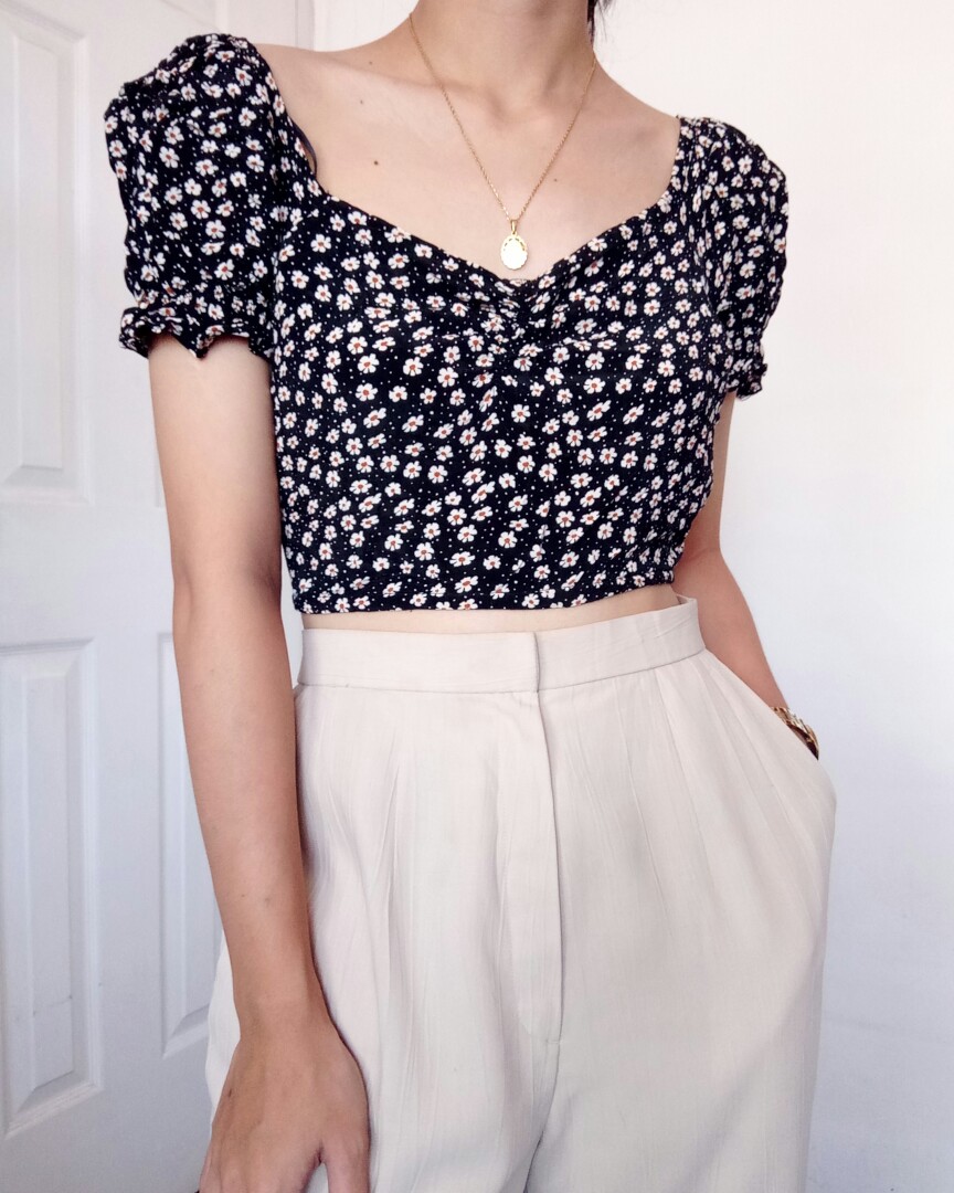 Primark floral, Women's Fashion, Tops, Blouses on Carousell