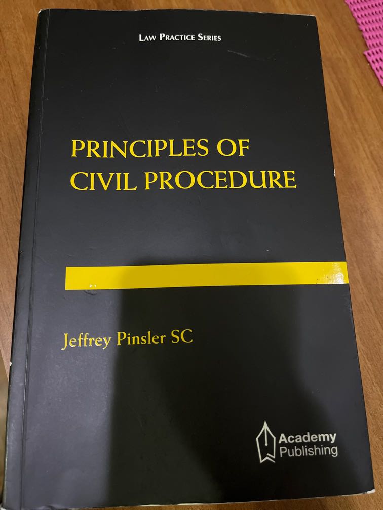 principles of civil procedure 2013, Hobbies & Toys, Books & Magazines ...