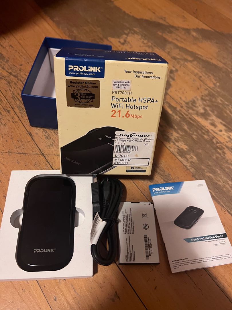 ProLink Portable HSPA WiFi Hotspot (3G), Computers & Tech, Office ...