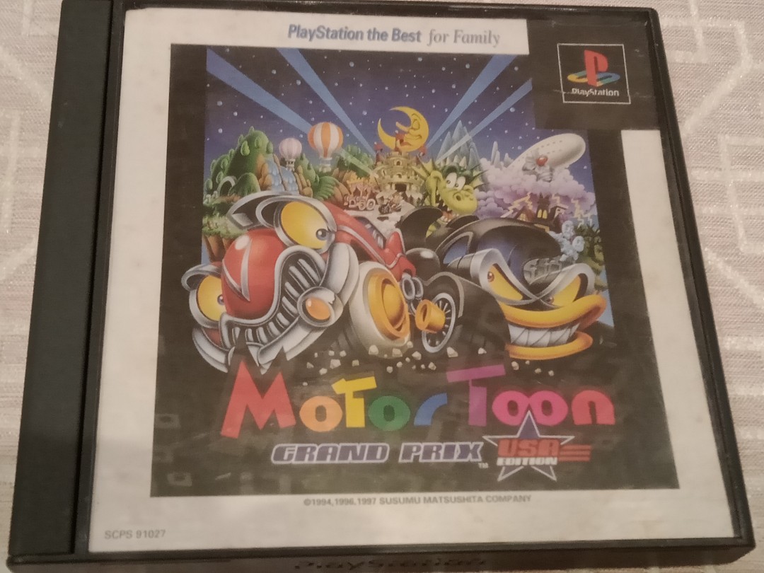PS1 Motor Toon Original Game (JP), Video Gaming, Video Games ...