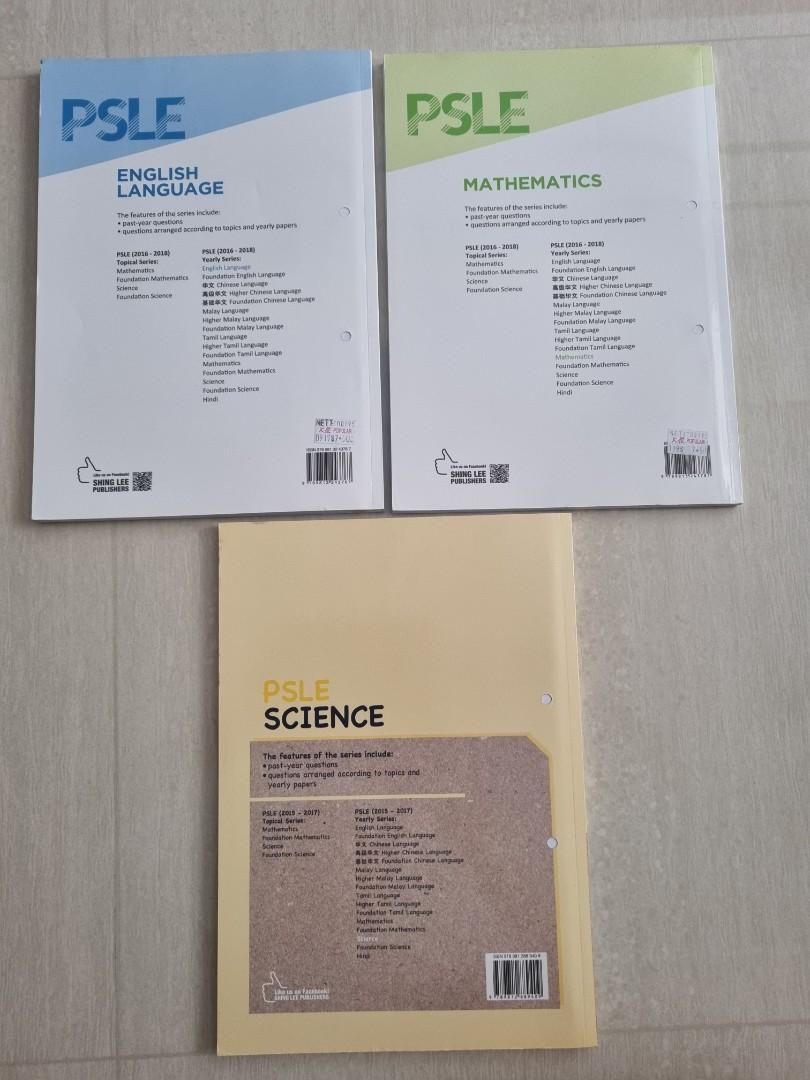 PSLE past year booklet (English, Math & Science), Hobbies & Toys, Books ...