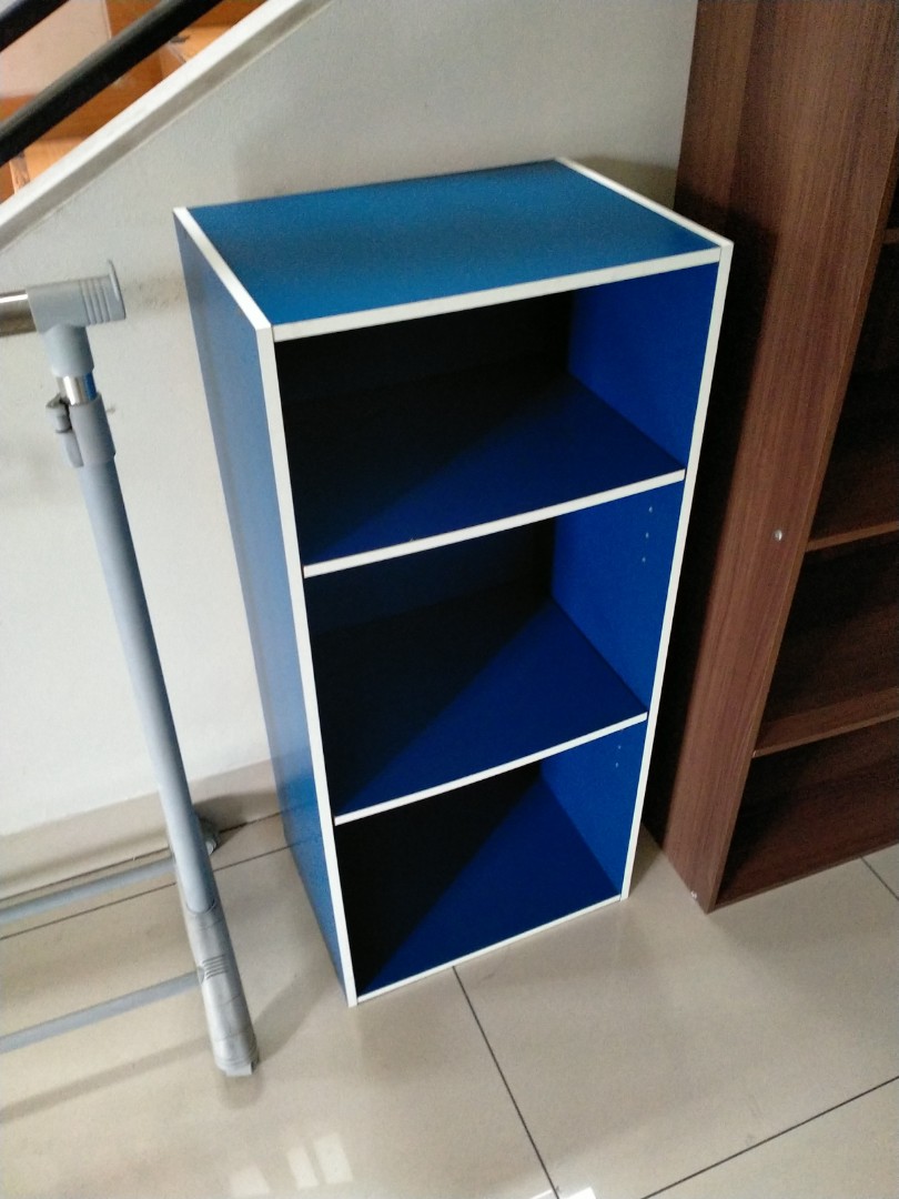 Rak Lemari Kayu 3 Susun, Perabotan Rumah di Carousell