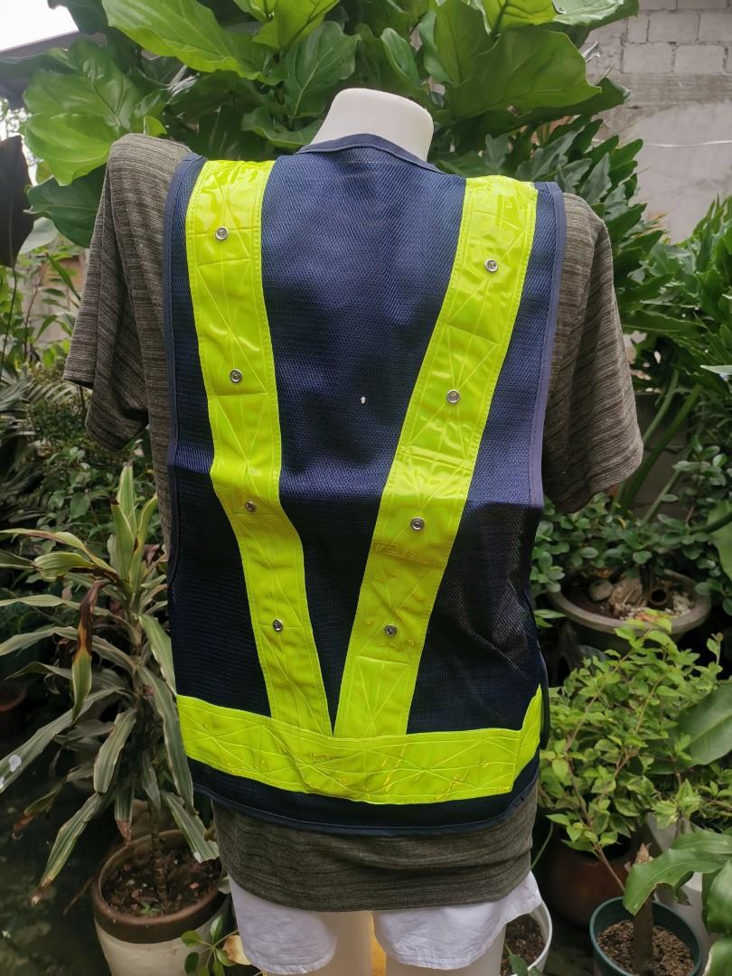 Reflector Jacket W/ Led Light, Men's Fashion, Activewear on Carousell