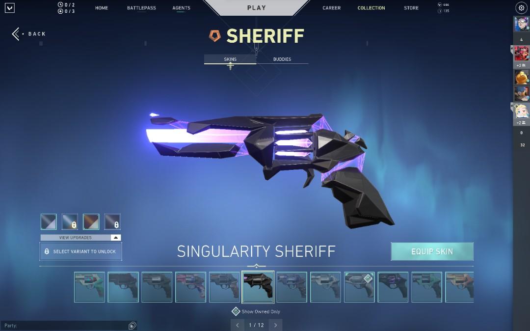 Ruin Dagger 30 VP Skins Stacked Valorant Account, Video Gaming, Gaming ...