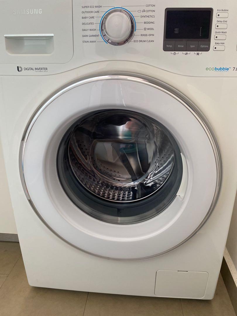 Samsung Washing Machine - Eco Bubble 7.0kg (moving cost not included ...