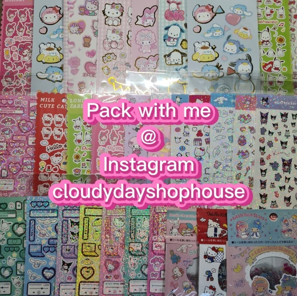 Sanrio characters cute deco sticker grabbag, Hobbies & Toys, Stationery ...