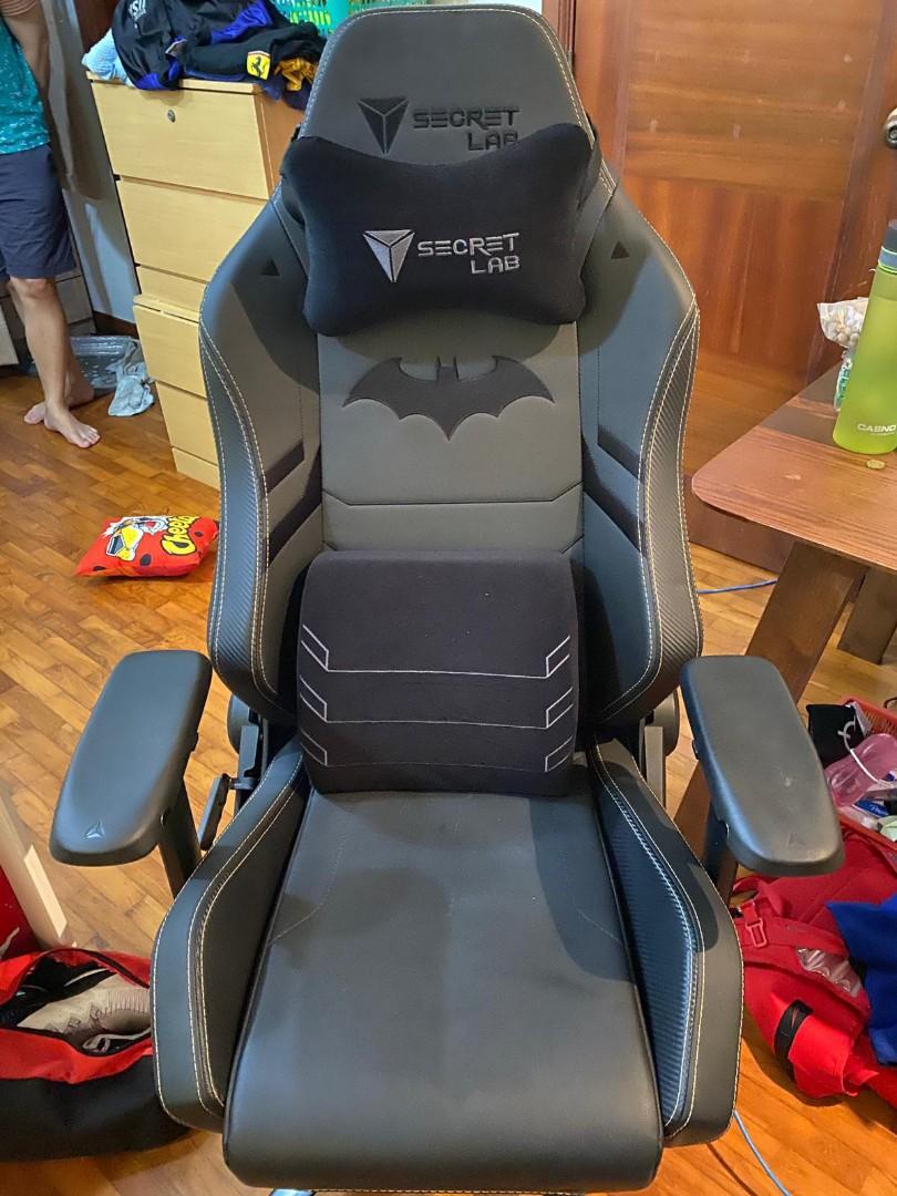 Secretlab Dark Knight Titan Evo 2020, Furniture & Home Living ...