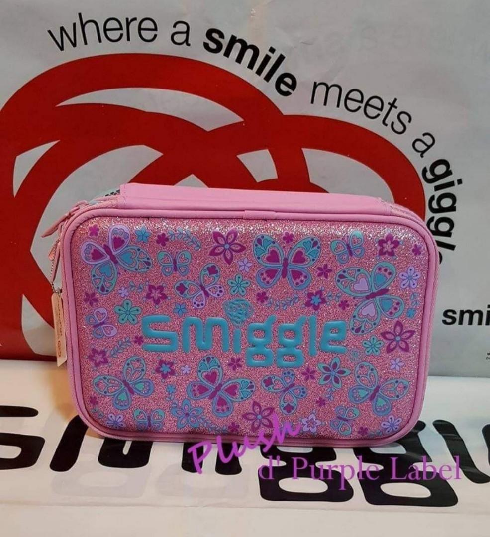 Smiggle Double Zip Hardtop Pencil Case, Hobbies & Toys, Stationary ...
