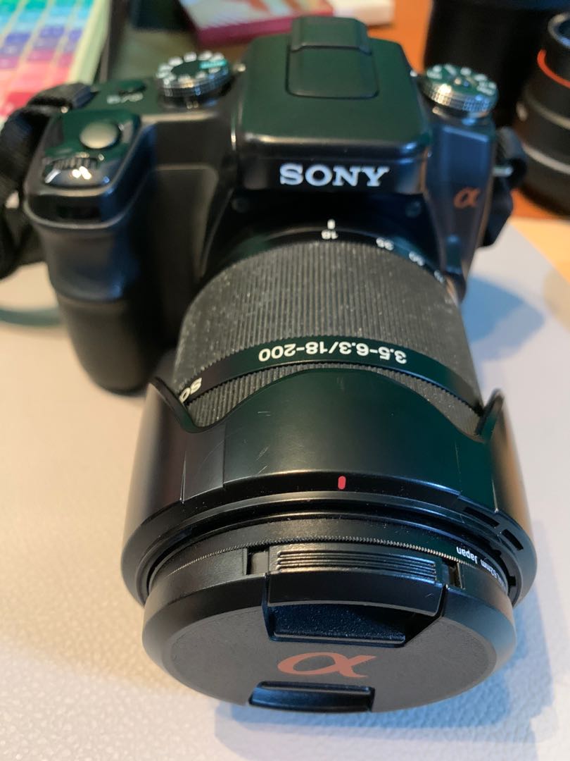 Sony Alpha DSLR-A100 10.2 Megapixel, Photography, Cameras on Carousell