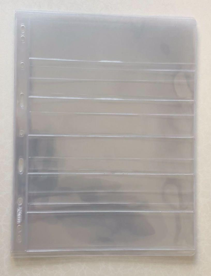 Stamp pages / inserts / philately album sheets (transparent), Hobbies ...