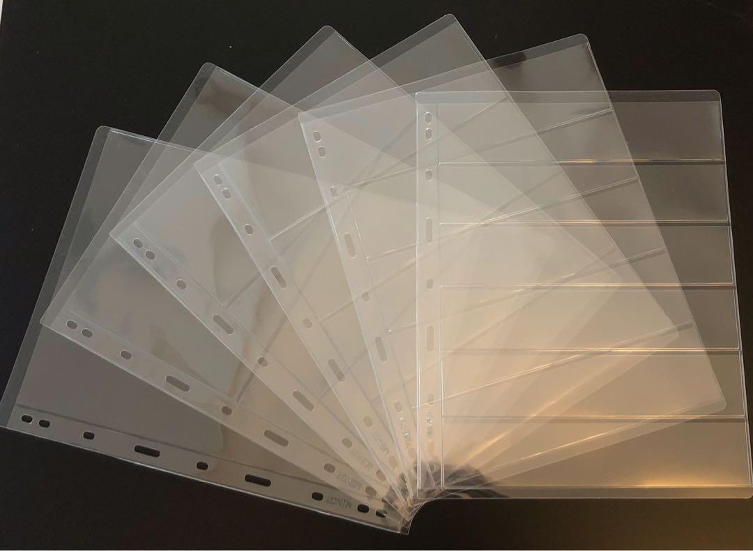 Stamp pages / inserts / philately album sheets (transparent), Hobbies ...