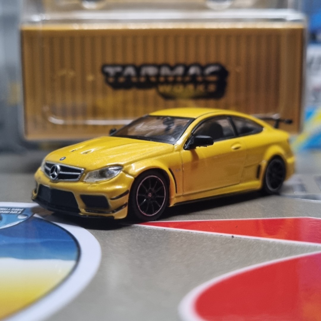 Tarmac Works Mercedes Benz C63 AMG Black Series 1/64 Diecast Toy Car ...