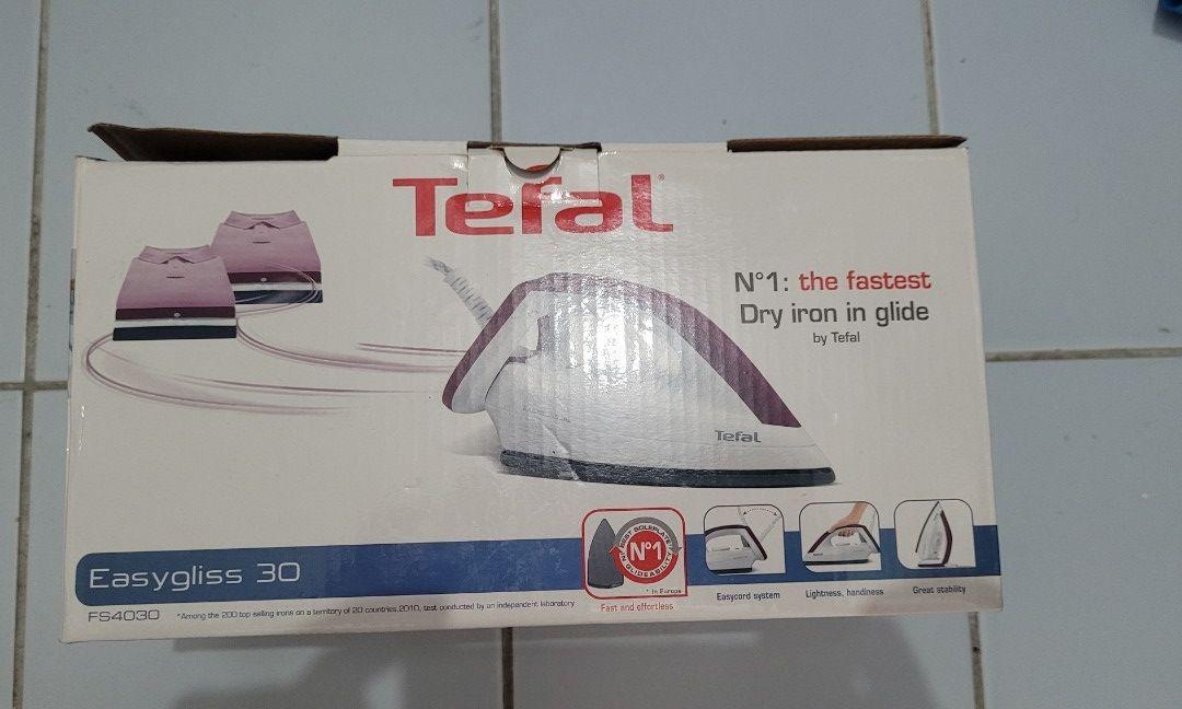 TEFAL FS4030 EASYGLISS DRY IRON 1200W, TV & Home Appliances, Irons & Steamers on Carousell