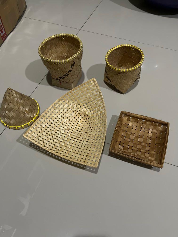 tempat makan rotan bambu sunda, Kitchen & Appliances di Carousell