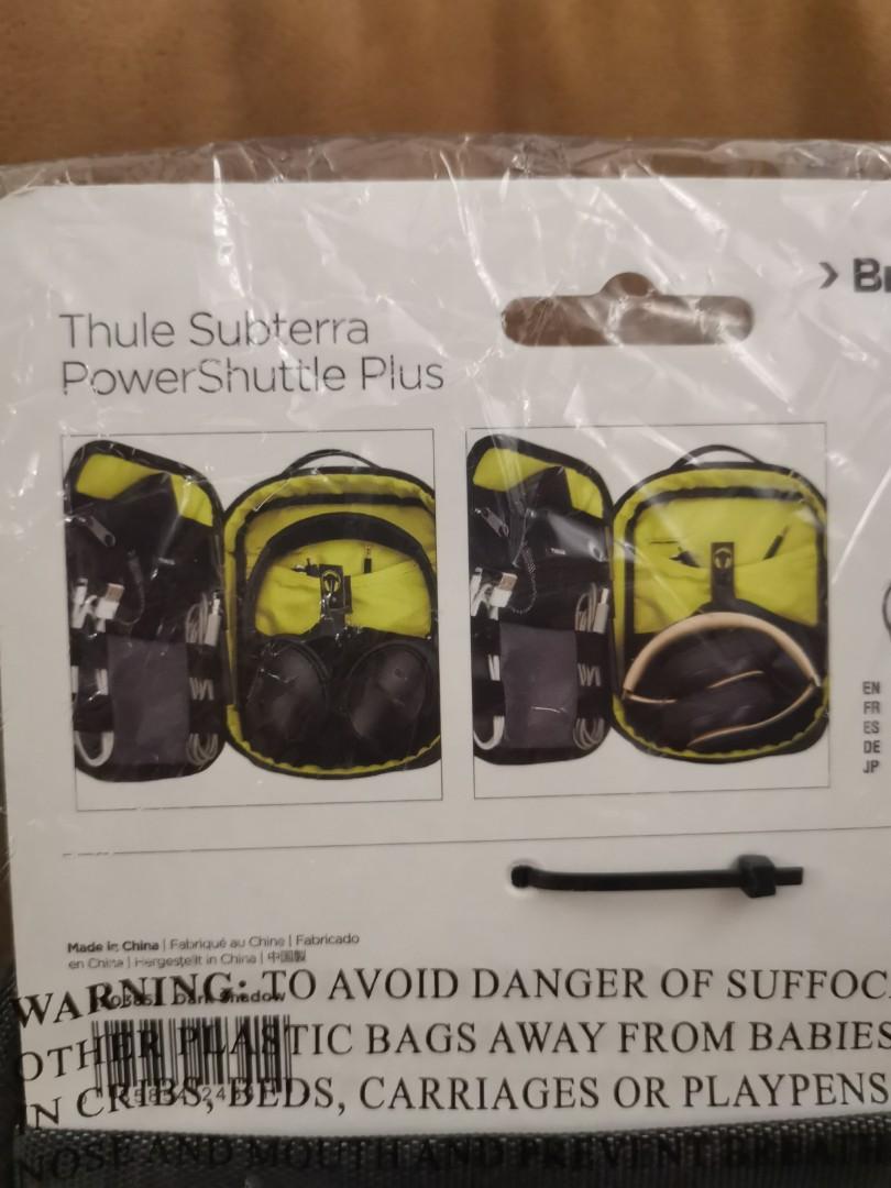 Thule Subterra Power Shuttle Plus - Black Travel Organiser, Men's ...