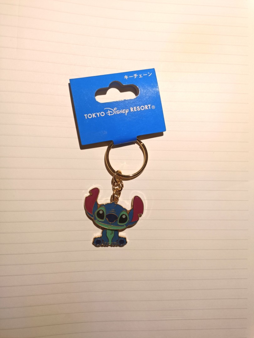 Tokyo Disneyland Stitch metal keychain, Hobbies & Toys, Memorabilia ...