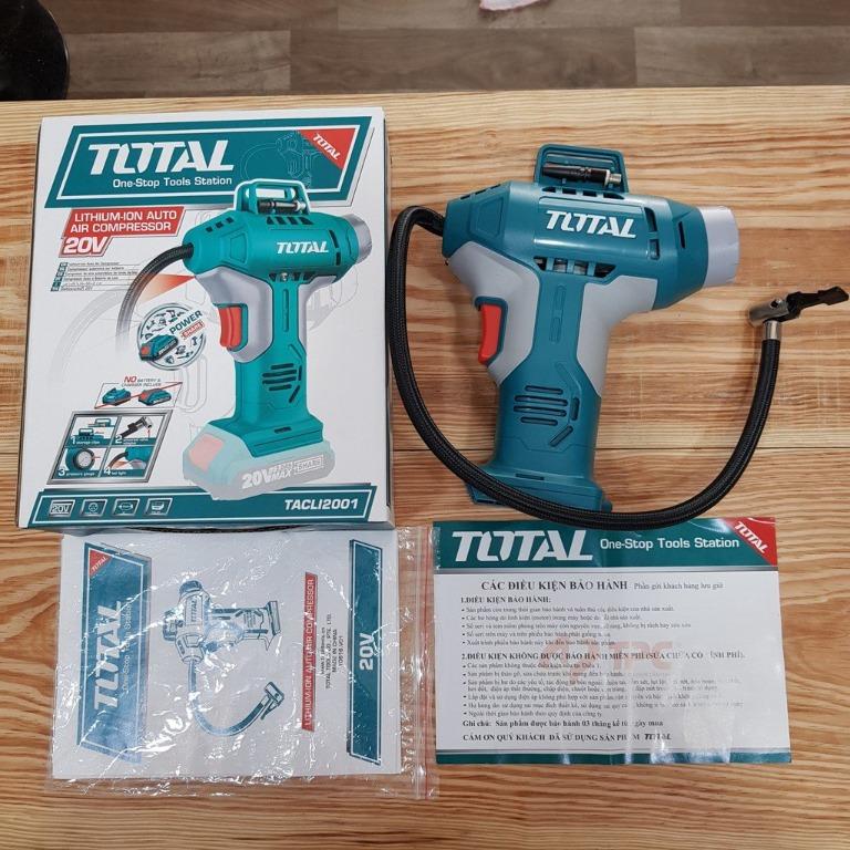 TOTAL TACLI2001 Lithium-Ion auto air compressor 20V 150 PSI, Commercial ...