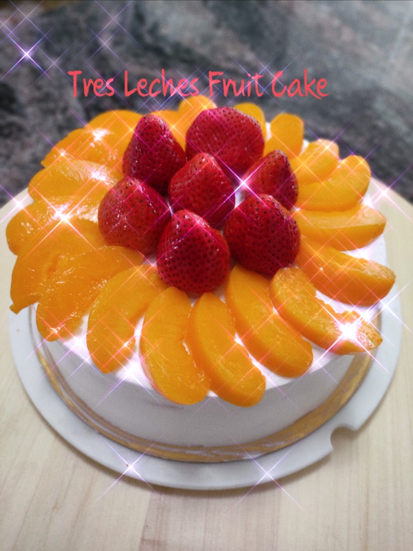 Tres Leche fruit cake, Food & Drinks, Homemade Bakes on Carousell
