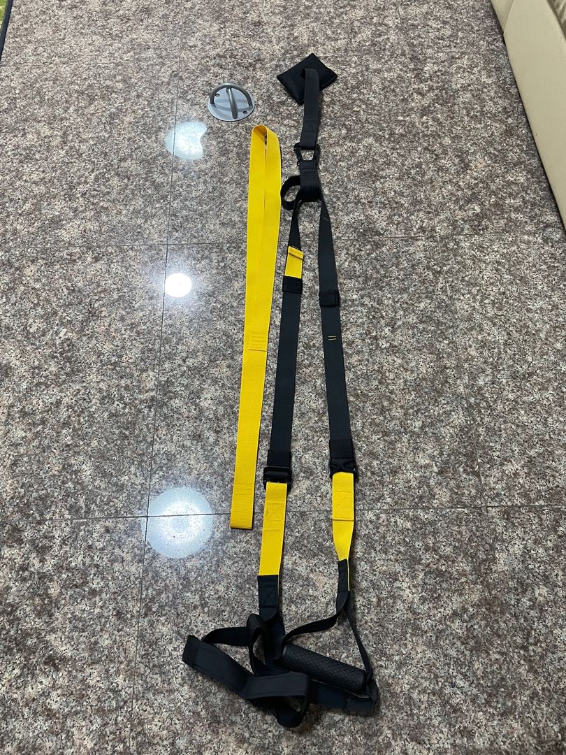TRX with door and ceiling mount, Sports Equipment, Exercise & Fitness ...