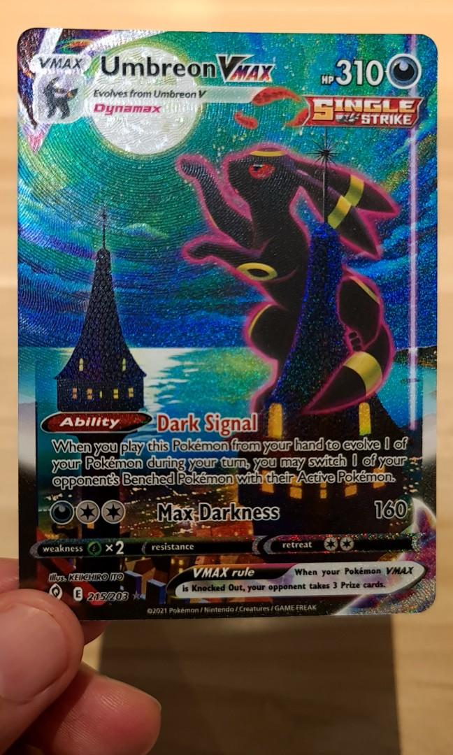 Umbreon vmax aa- evolving skies, Hobbies & Toys, Toys & Games on Carousell